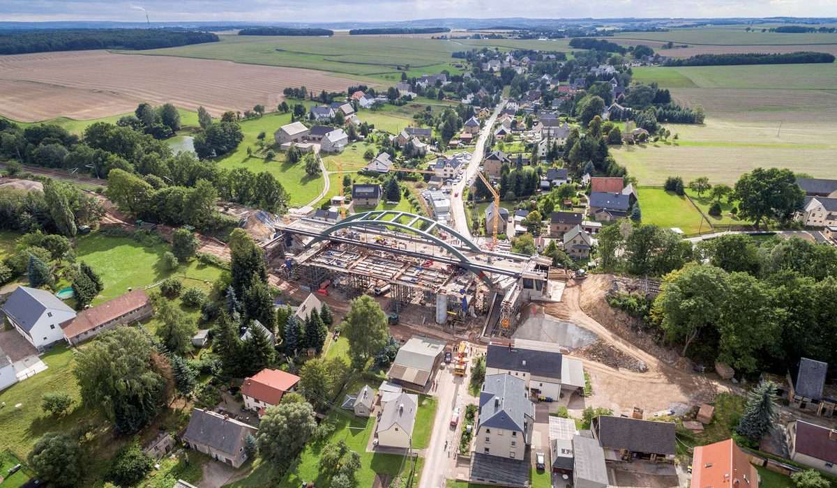 New bridge to replace an old viaduct in Ottendorf, Germany | DB E&C